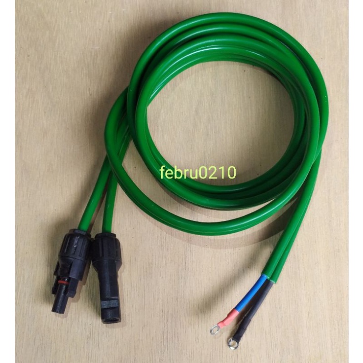 Jual Kabel Panel Surya Solar Cell Solar Panel 2x2,5mm + MC4 Connector + Skun Ring | Shopee Indonesia