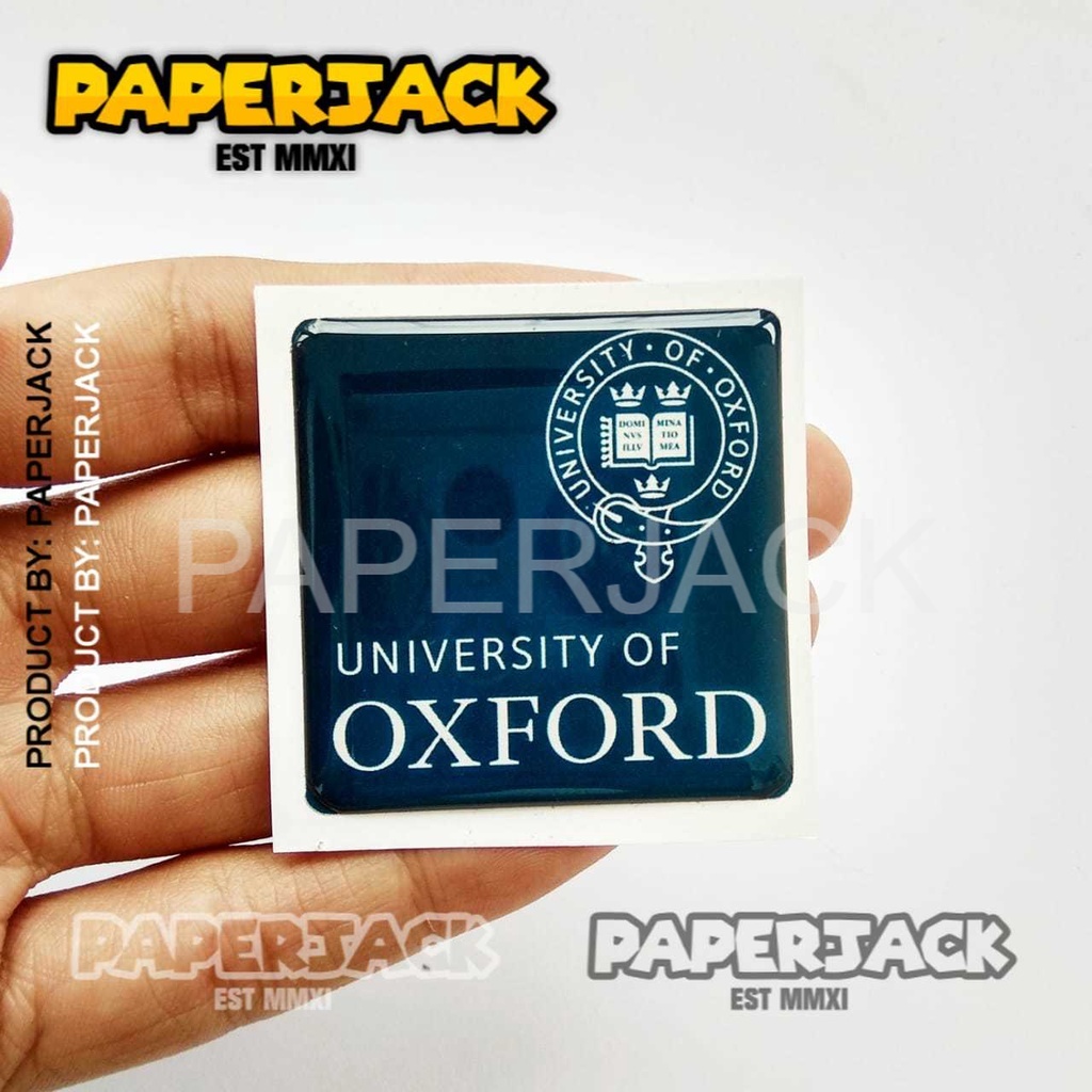 Jual OXFORD Emblem Stiker Resin Aksesoris Casing PC dan laptop KACA ...
