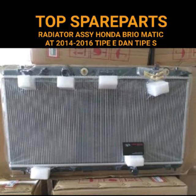 Jual RADIATOR ASSY HONDA BRIO MATIC AT 2014 2015 2016 TIPE E DAN TIPE S ...