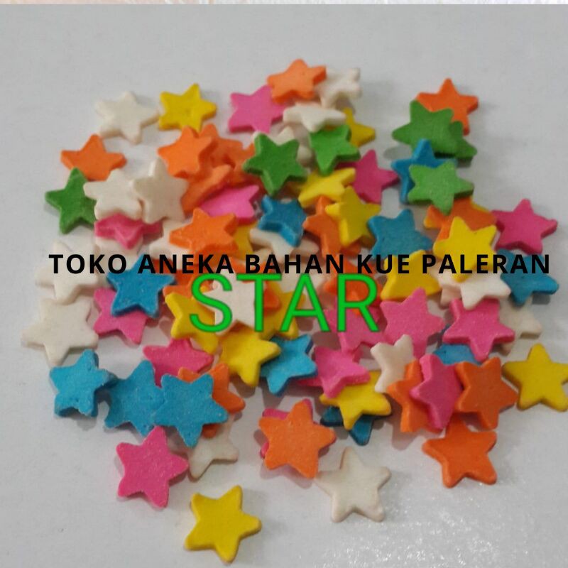 Jual gumpaste STAR & LOVE / springkle kue /REPACK 10GRAM | Shopee Indonesia