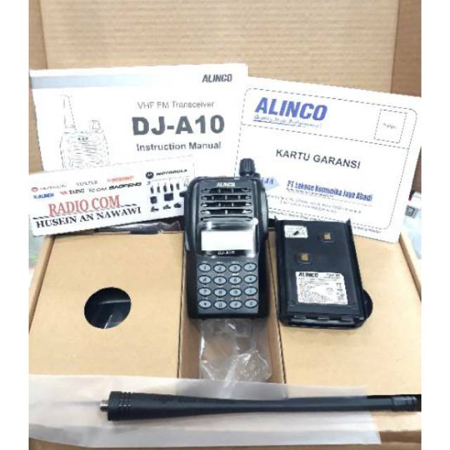 Jual JUAL HT ALINCO DJ A10 VHF MURAH / HT ALINCO SINGLEBAND VHF ALINCO DJ A10 ORIGINAL | Shopee ...