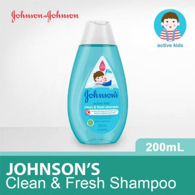 Jual Johnsons Active KIDS Clean & Fresh Shampoo 200ml | Shopee Indonesia