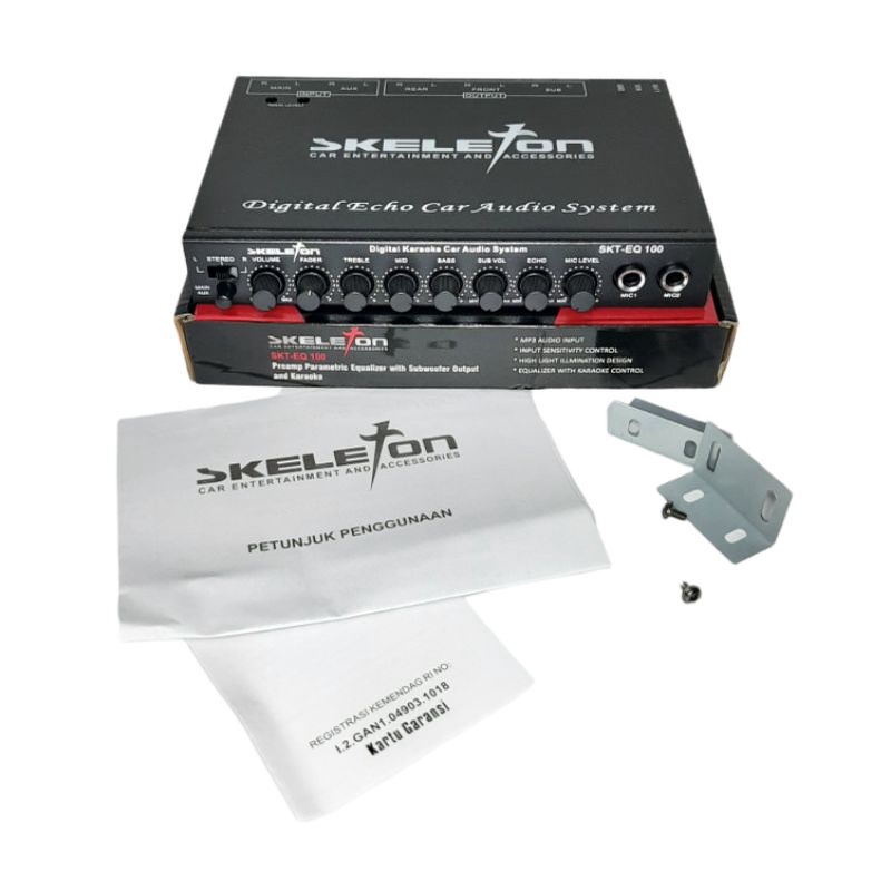 Jual Parametric Preamp Equalizer Karaoke Skeleton EQ100 | Shopee Indonesia