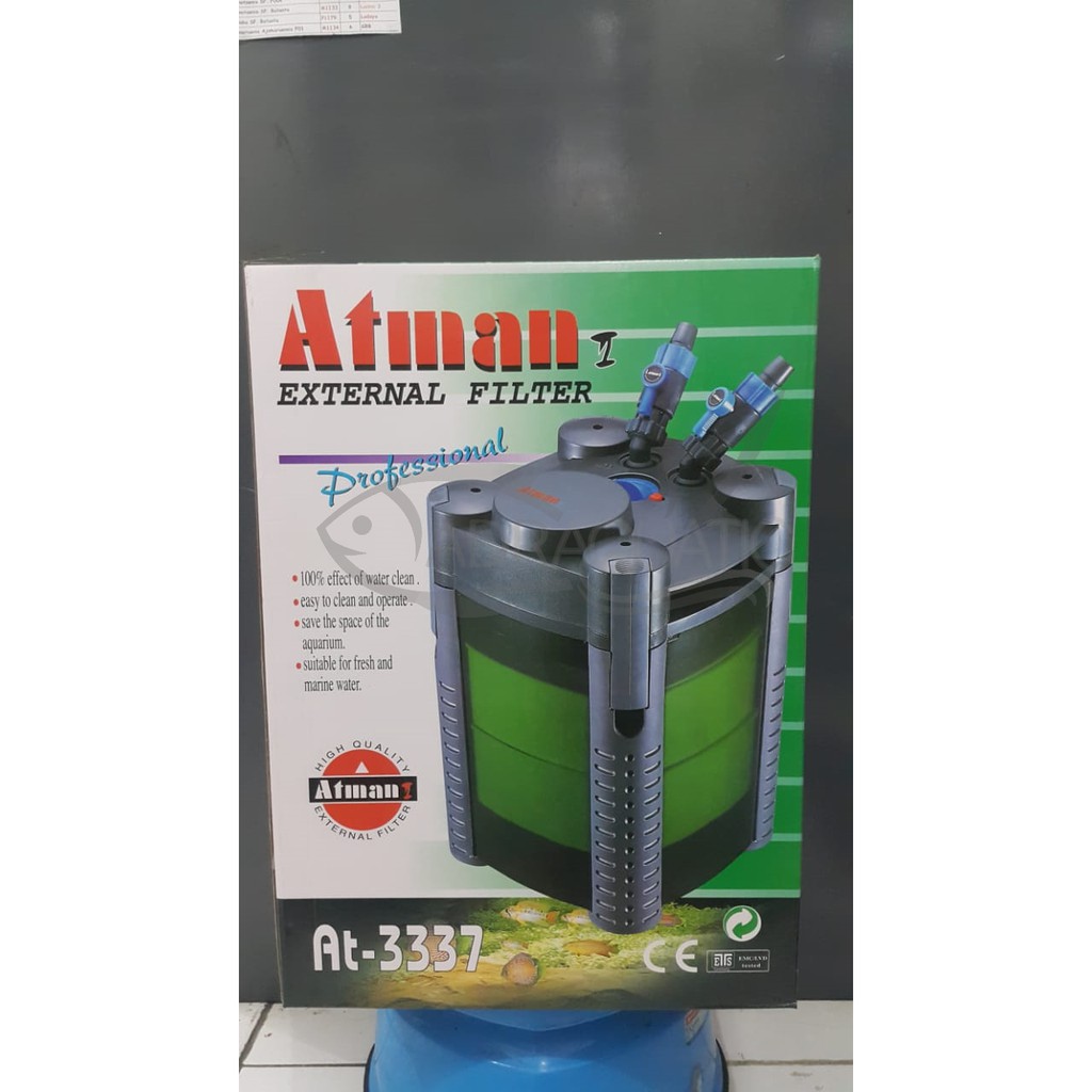 Jual ATMAN EXTERNAL CANISTER FILTER AT-3337 AQUARIUM | Shopee Indonesia