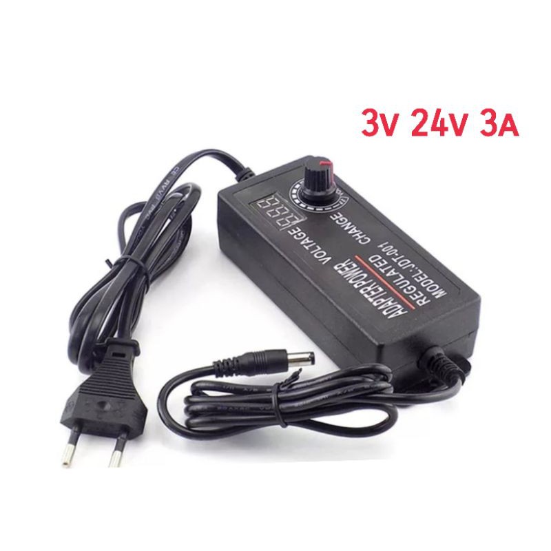 Jual Samsung adjustable panjang lcd adaptor 3v 24v dc 3A power supply ...