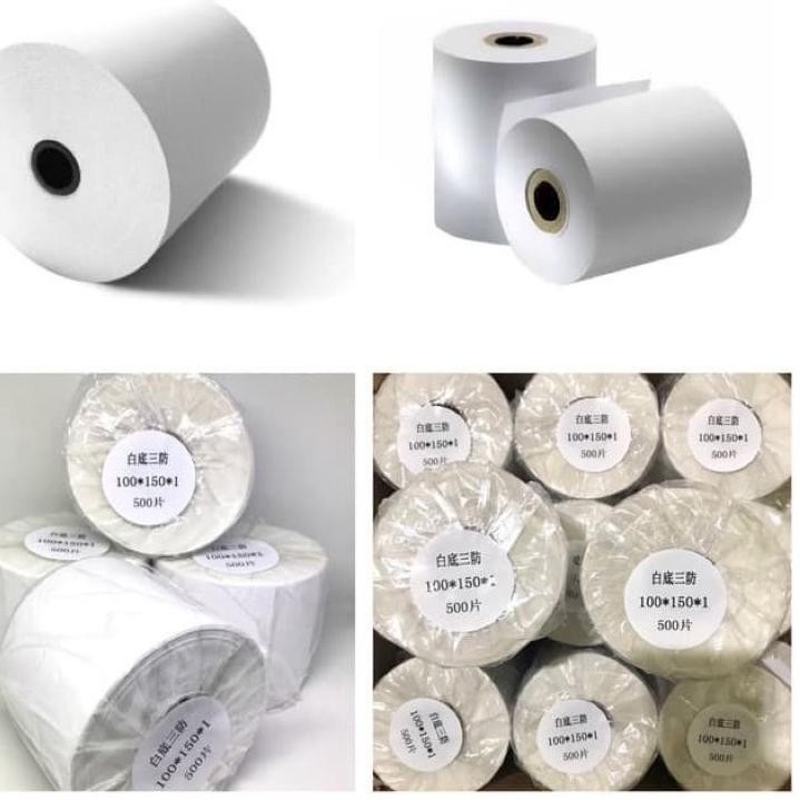 Jual Kertas Thermal Resi Stiker 100X150 isi 500 Lembar . | Shopee Indonesia