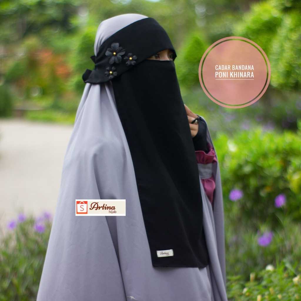 Jual CADAR BANDANA PONI KHINARA | CADAR BANDANA PONI BUNGA | Shopee ...
