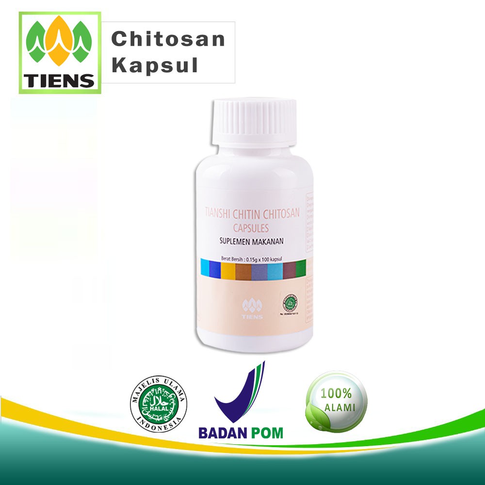 Jual Tiens Chitosan Tianshi Obat Mium Kista Sakit Maag Asam Lambung 100 ...