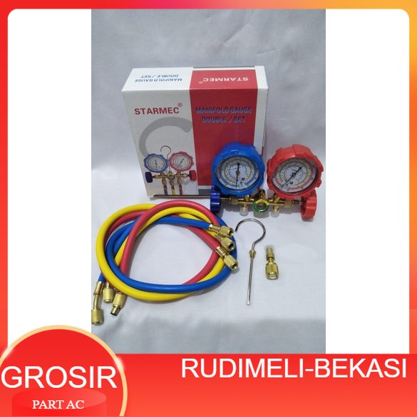 Jual Paket double manifold Multi semua AC (lengkap + adaptor) untuk ...