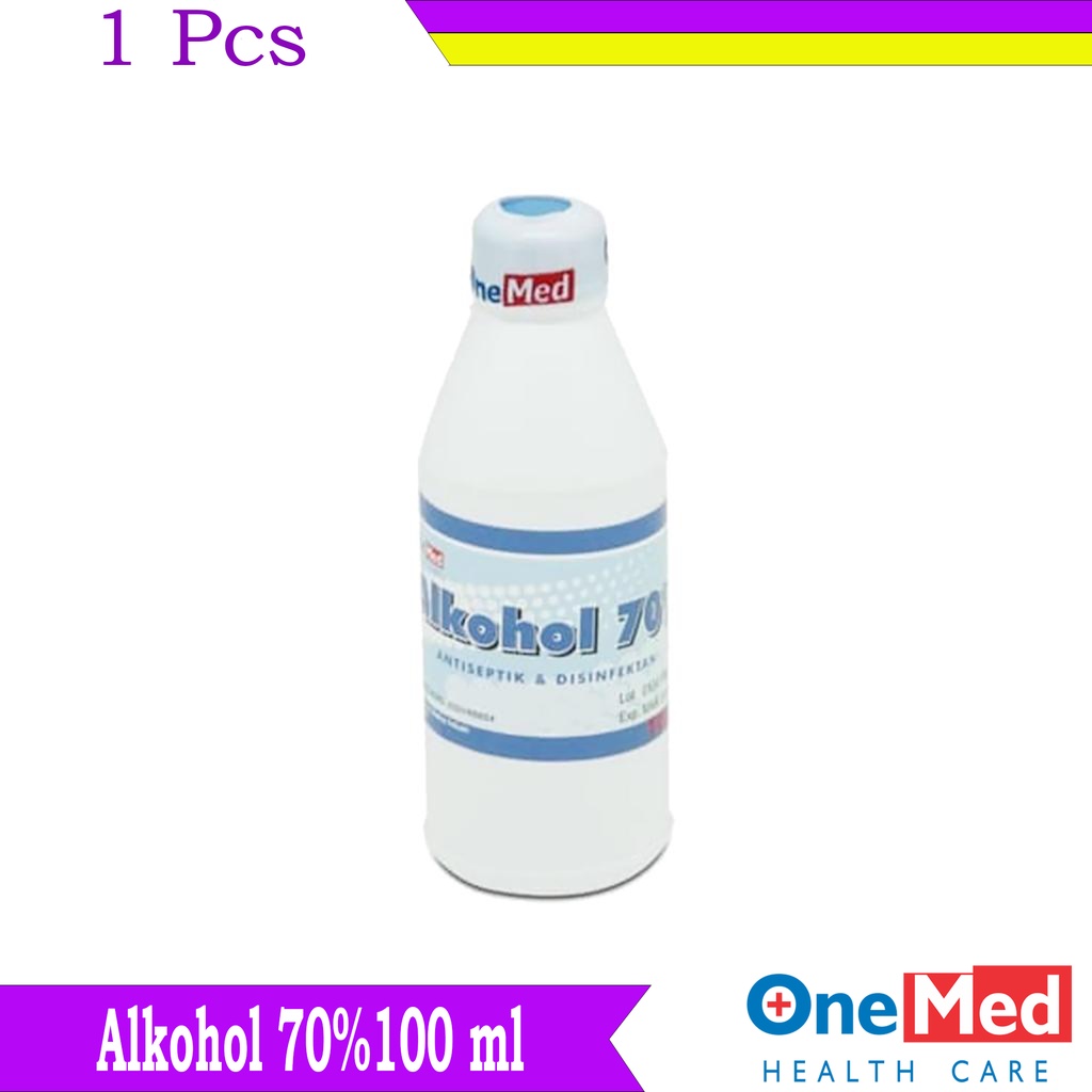 Jual Alkohol 70 persen 100 ml Merk OneMed | Shopee Indonesia