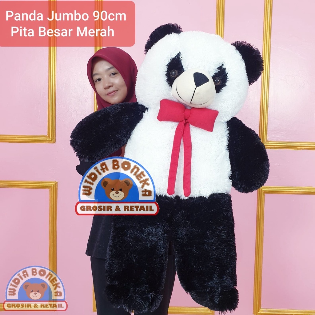 Jual BONEKA PANDA JUMBO 90 CM FULL DACRON | Shopee Indonesia