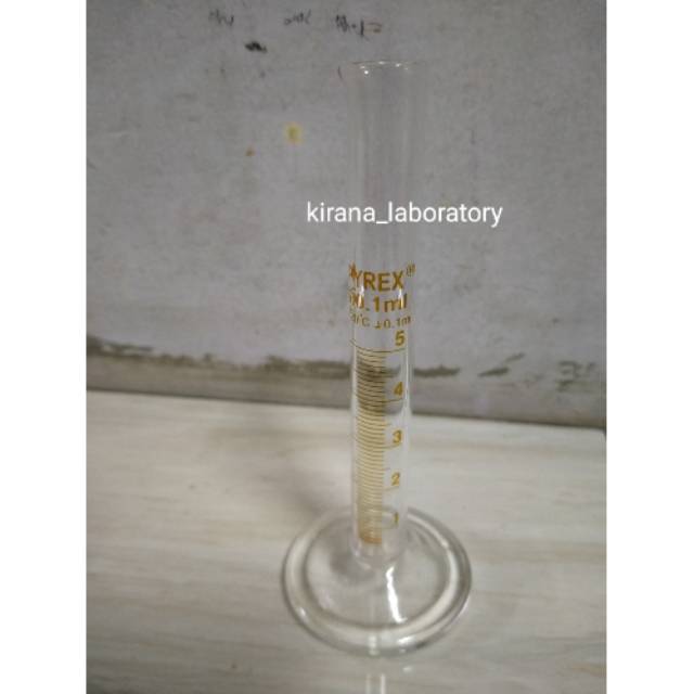 Jual Gelas Ukur 5ml - Measuring Cylinder 5ml Pyrex Class A - Alat ...