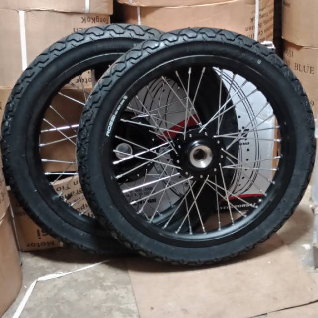 Jual Velg RK king ring v Rossi ring 18 uk 1.60/1.85 tromol ori plus ban ...