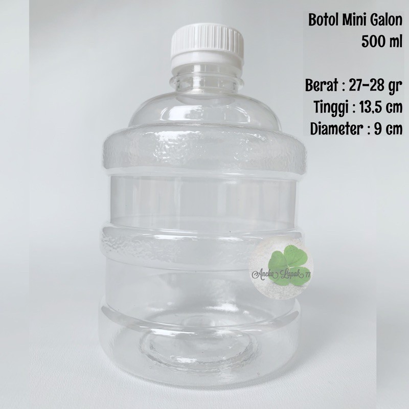 Jual Botol Mini Galon 500 ml botol unik lucu botol 500 ml | Shopee ...