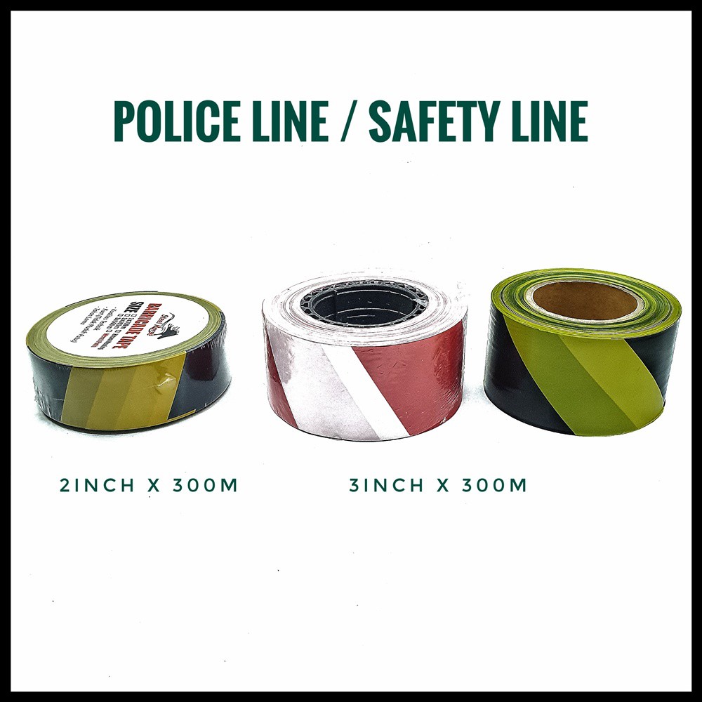 Jual YELLOW LINE GARIS POLISI POLICE LINE BARICADE SAFETY LINE | Shopee ...