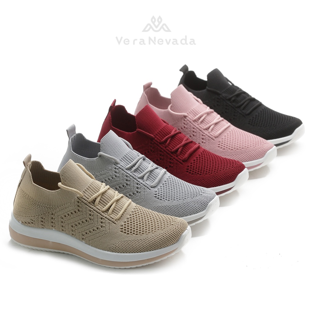 Jual Vera Nevada Sepatu Sneakers Wanita Shoes #VL05 | Shopee Indonesia