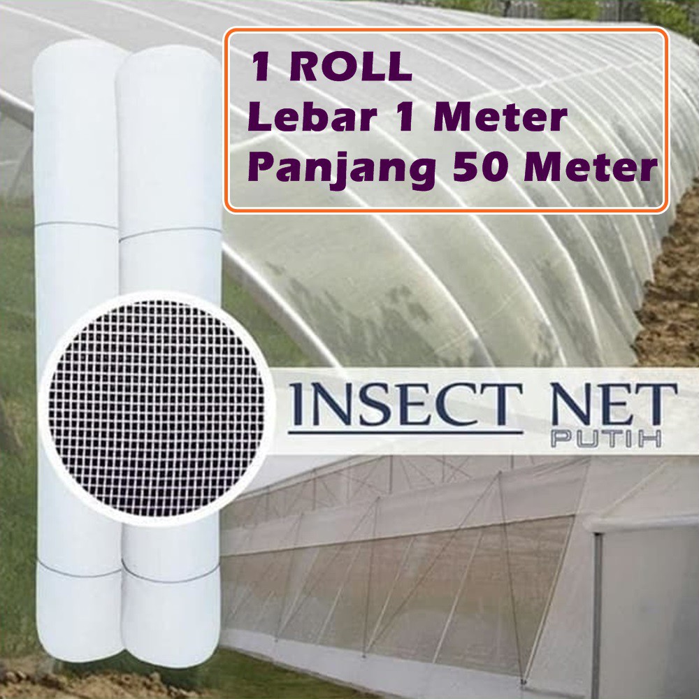Jual Jaring Insect Screen Net 1 Roll 50 Meter | Shopee Indonesia