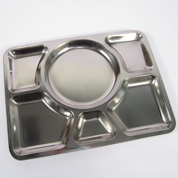 Jual Tempat Makan Stainless Sekat - US Army Mess Tray 40 x 30 CM Tebal ...