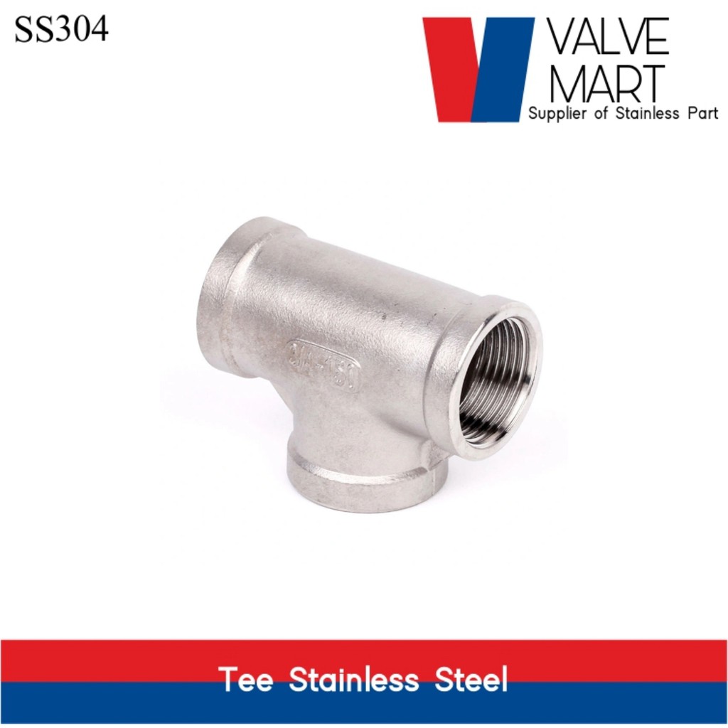 Jual Tee stainless steel 304 1/2" (inch) | Shopee Indonesia