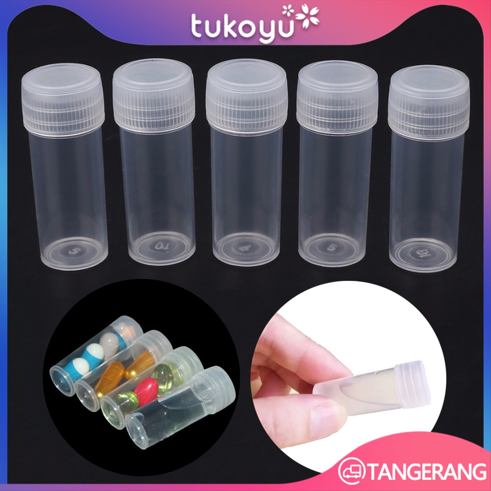 Jual 50pcs 5gr Botol Sampel/Toples Sampel Mini/Plastik Sampel Botol ...
