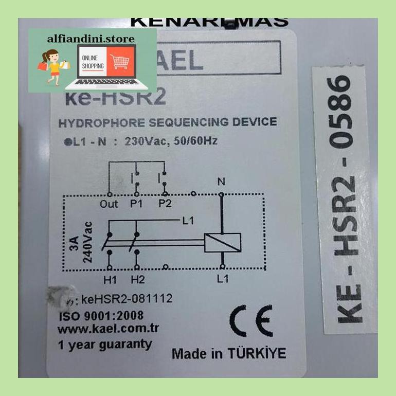 Jual Alfjd0R5 Impluse Relay / Hydrophore Sequencing Relay For 2 Pump ...