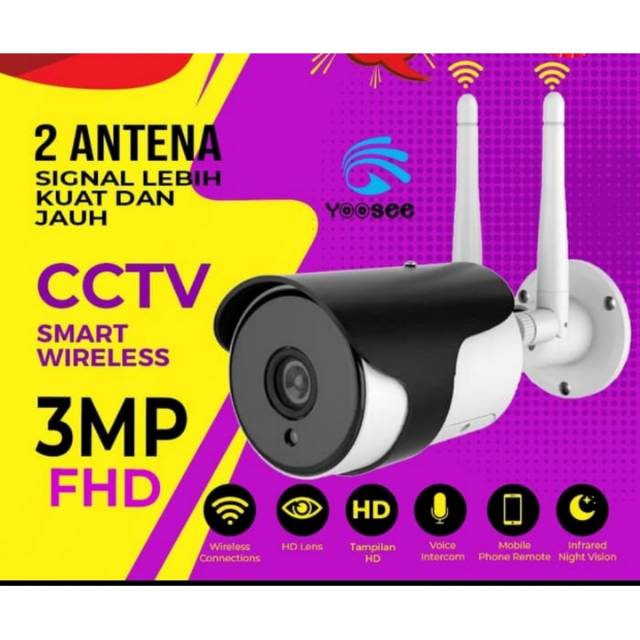 Jual Ip Camera Wireless FHD 1080P / Cctv Wireless / IPCAM Wifi Outdoor ...