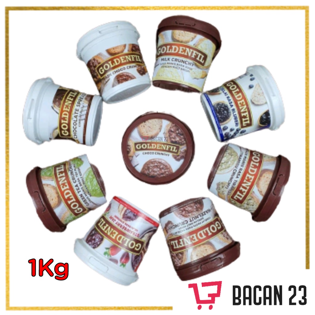 Jual Goldenfil Selai ( 1 Kg ) ( Choco Crunchy - Cheese Crunchy ) / Slai ...