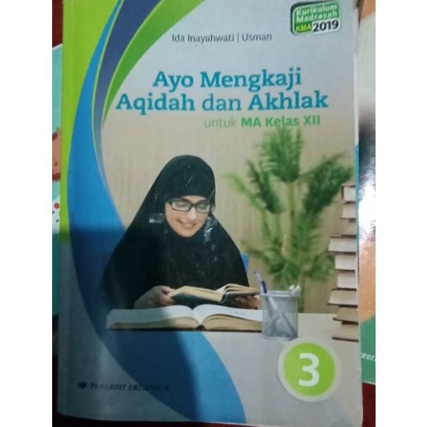 Jual Buku Akidah Akhlak Kelas 12 Sma Erlangga edisi revisi k13 | Shopee Indonesia