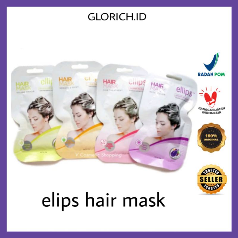 Jual ellips vitamin hair mask | Shopee Indonesia
