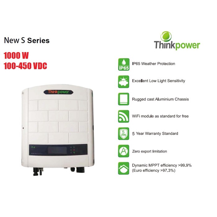 Jual Inverter On grid 1000W 2000W Include Clamp Limiter Wifi ThinkPower Cocok Untuk kurangi ...