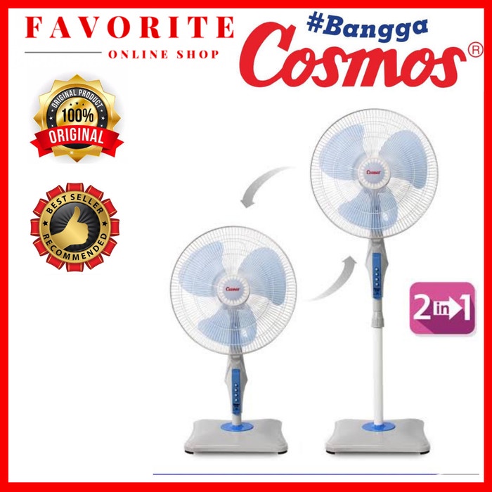 Jual KIPAS ANGIN COSMOS 16 SNQ ORIGINAL STAND FAN 16SNQ KIPAS ANGIN ...