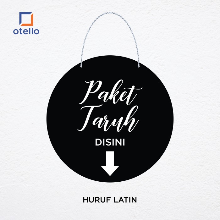 Jual dinding-hiasan- paket taruh disini sign board rantai akrilik papan ...