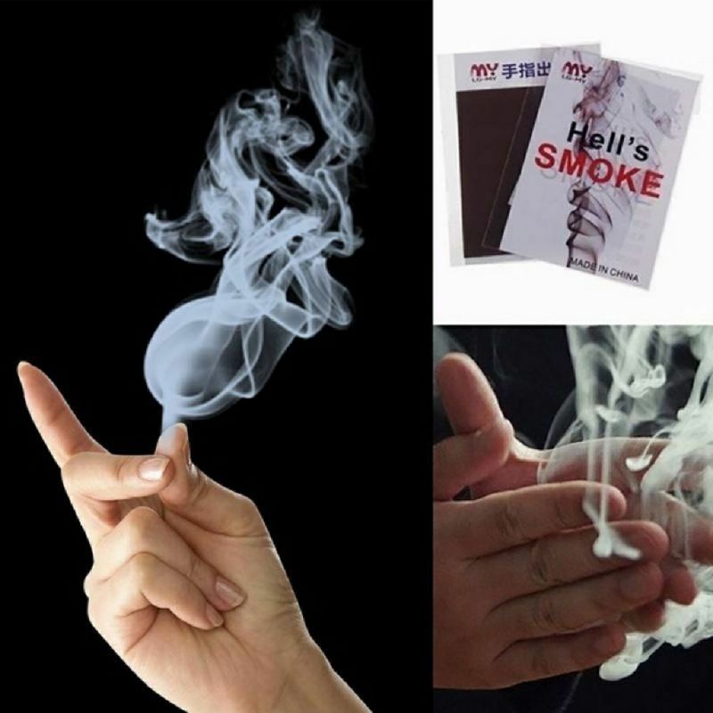 Jual Mainan Trik Sulap Jarak Dekat Kertas Asap Illusion Fingers Smoke ...