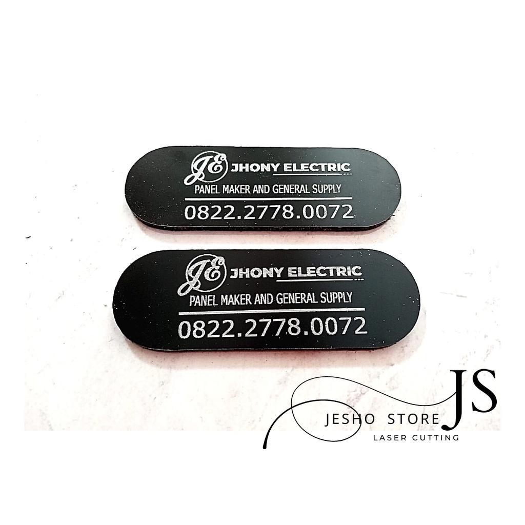 Jual Name Tag ACP Hitam | Shopee Indonesia