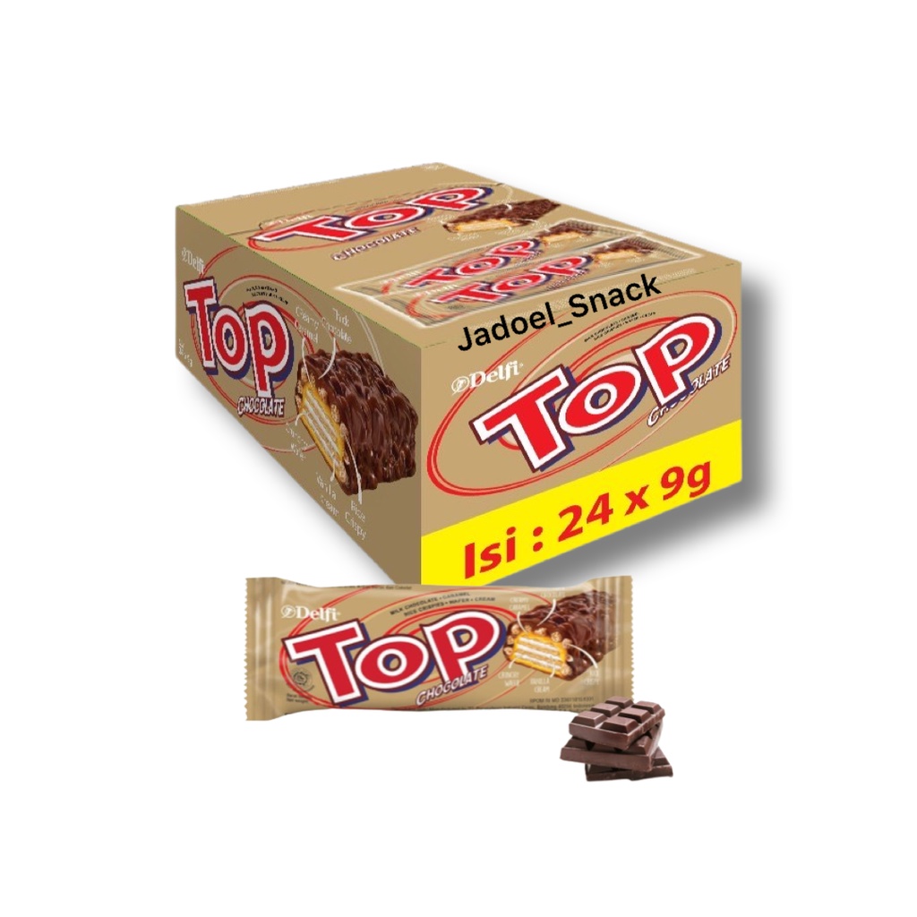 Jual Top Chocolate isi 24 X 9 Gr Rasa Cokelat By Jadoel_snack | Shopee ...