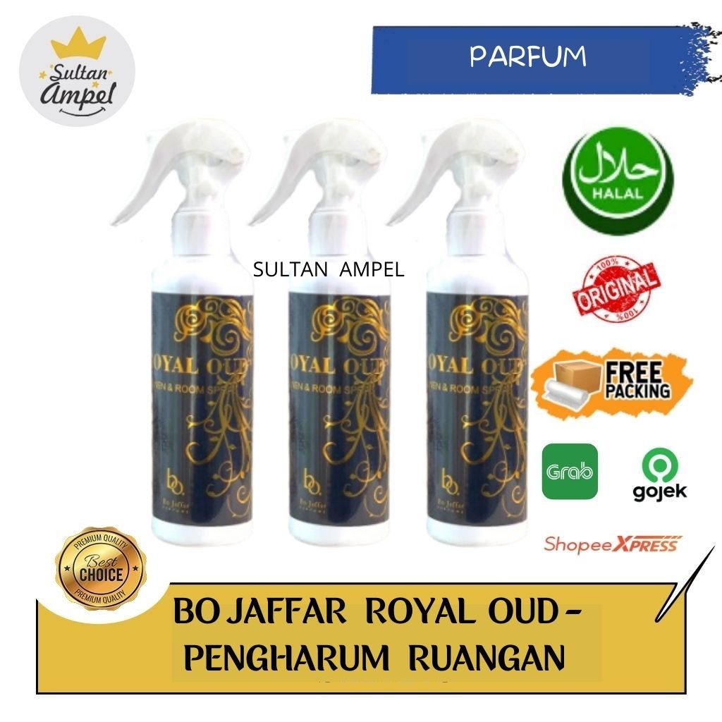 Jual ROYAL OUD BO Jaffar PENGHARUM RUANGAN ARAB AROMA OUD PREMIUM 250ML ...