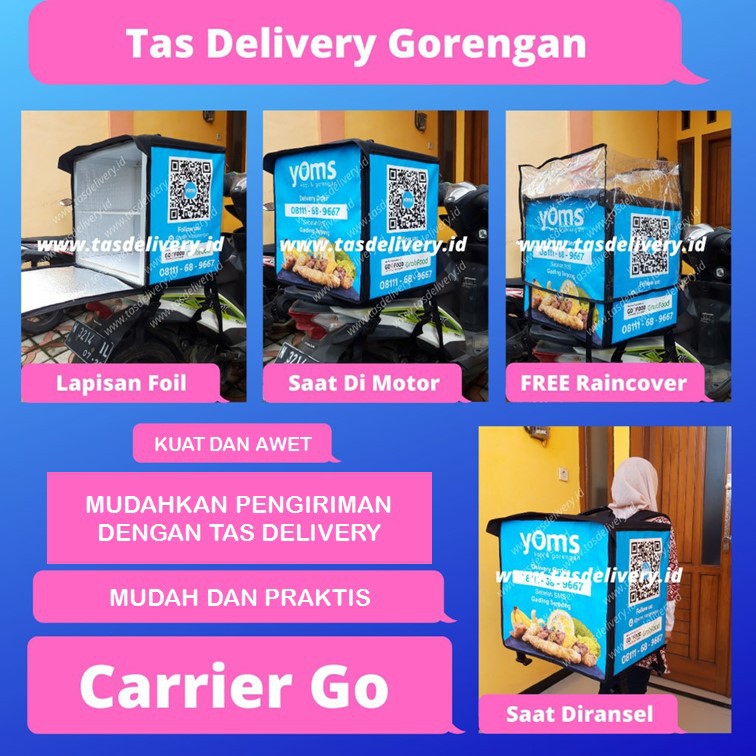 Jual CARRIER - Tas Kurir / Tas Delivery Gorengan, Box Motor Gorengan ...