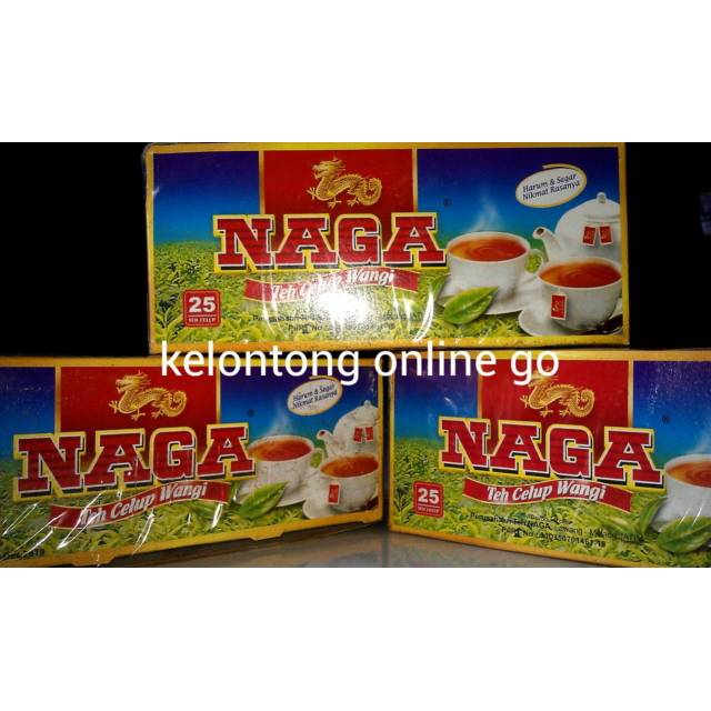 Jual TEH NAGA CELUP ISI 25/KOTAK ASLI MALANG | Shopee Indonesia