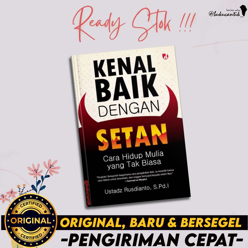 Jual BUKU KENAL BAIK DENGAN SETAN; CARA HIDUP MULIA YANG TAK BIASA ORI ...