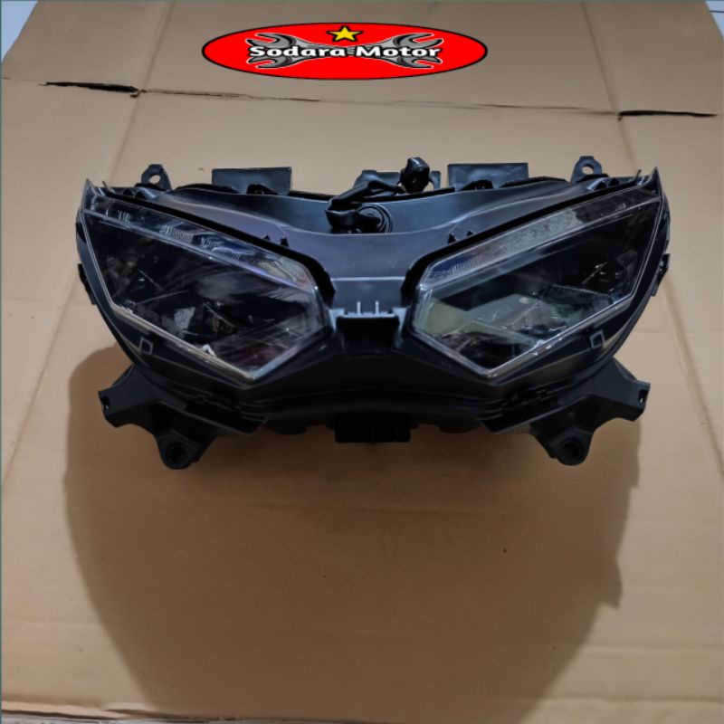 Jual Headlamp Reflektor lampu depan New CBR 150 R LED original | Shopee ...