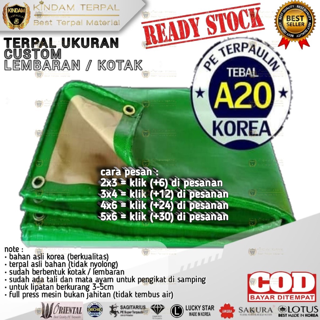 Jual TERPAL PLASTIK A20 S SUPER UV KOREA IMPORT UKURAN PERMETER | TERPAL LEMBARAN SUPER | Shopee ...