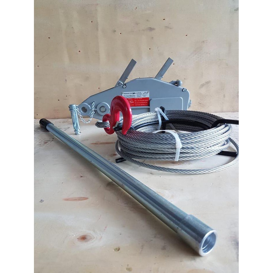 Jual wire rope hand hoist 800kg model NHS merk kawasaki perkakas ...