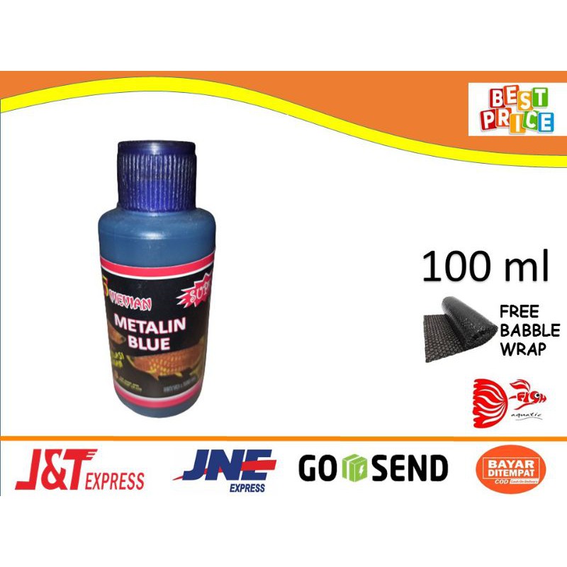 Jual METALIN BLUE 100 ML / METHYLENE BLUE 100 ml / MATLINE BLUE 100 ML ...