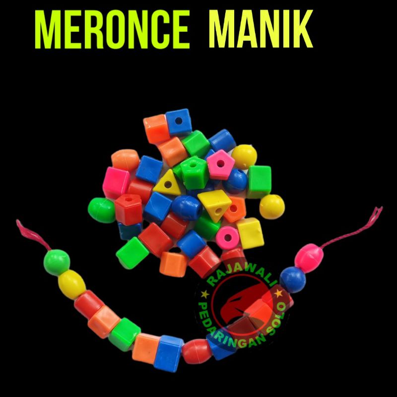 Jual MERONCE MANIK ANAK MAINAN EDUKASI MENGENAL BENTUK | Shopee Indonesia