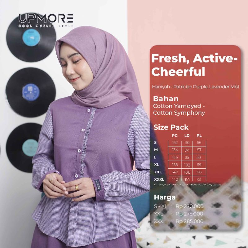 Jual UPMORE | Haniyah Patrician Purple - Lavender Mist | Haniyah Rose ...
