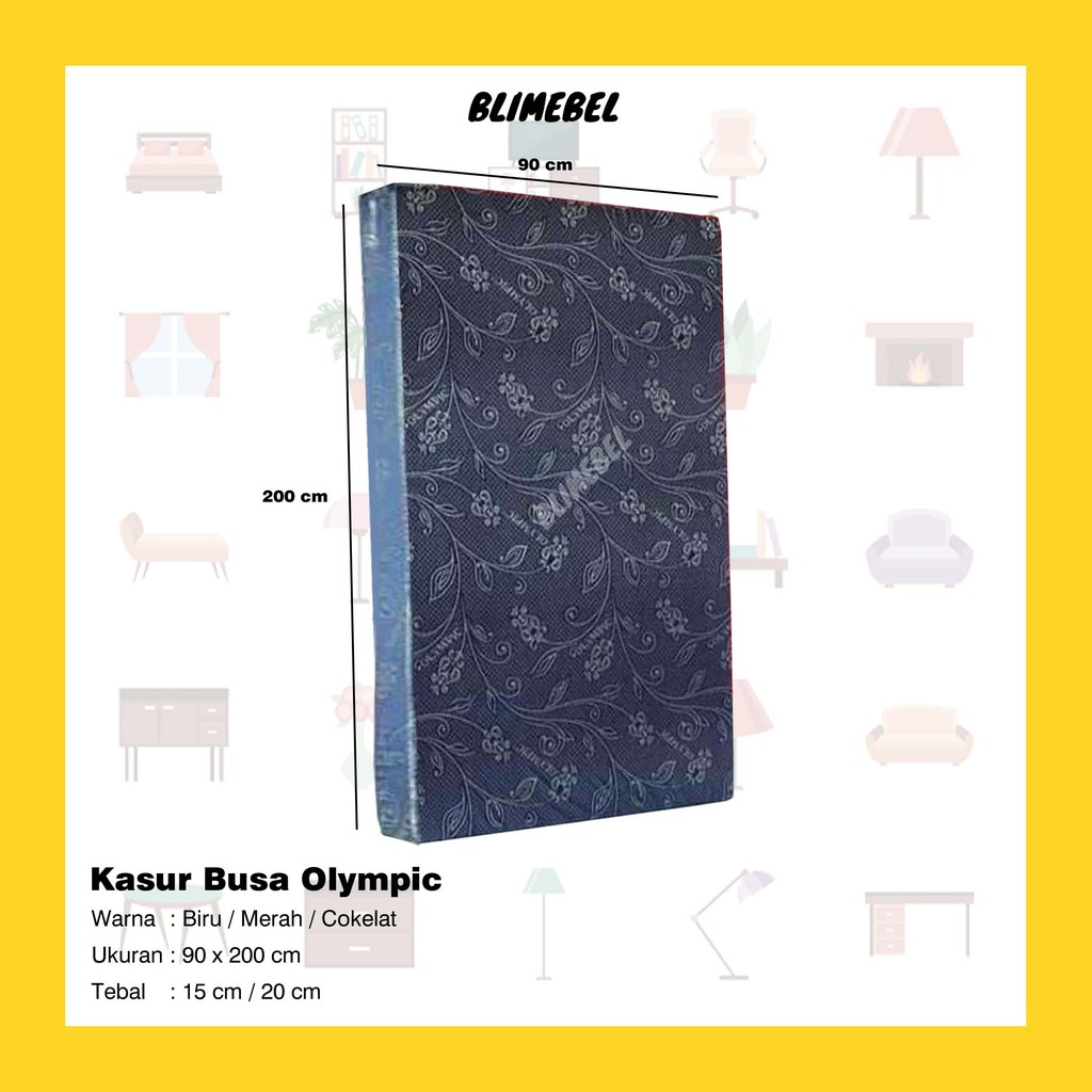 Jual [READY STOCK] Kasur Busa Olympic / Kasur Busa Foam Ukuran 90x200 ...