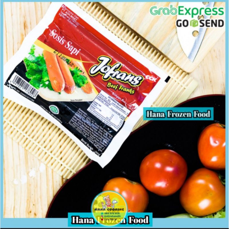Jual SOSIS SAPI JOFRANS 10s 300 GR MAKANAN BEKU MURAH | Shopee Indonesia