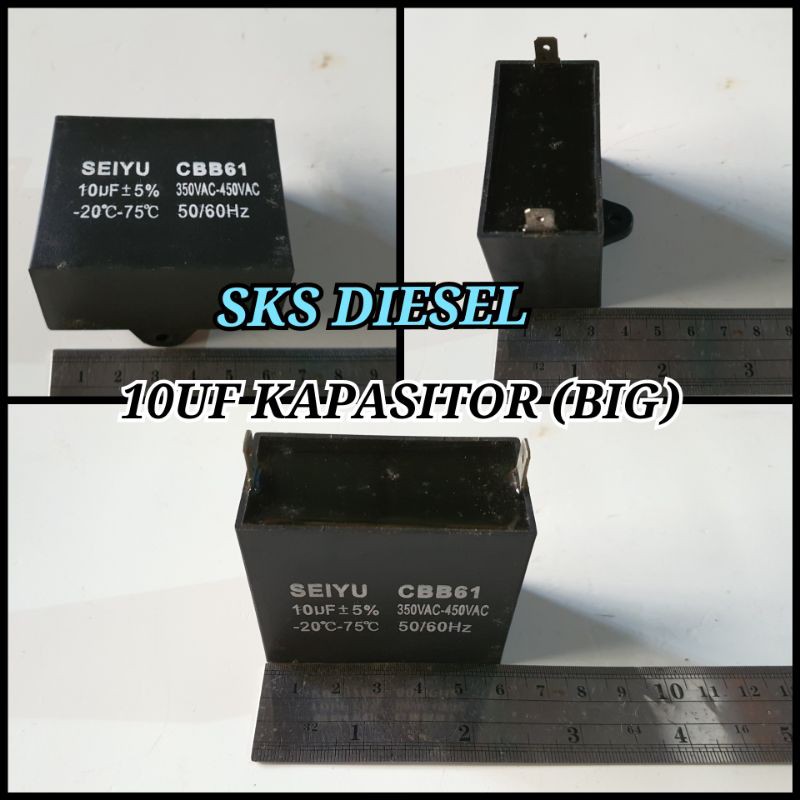 Jual Kapasitor Capasitor Genset 10UF Body Besar | Shopee Indonesia