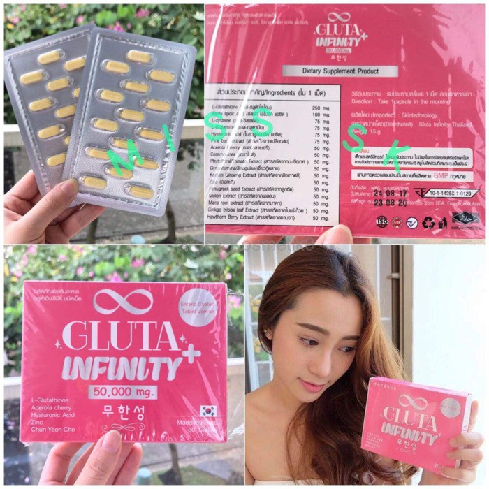 Jual GLUTA INFINITY ORIGINAL 50 000mg MADE IN KOREA Terlaris | Shopee ...