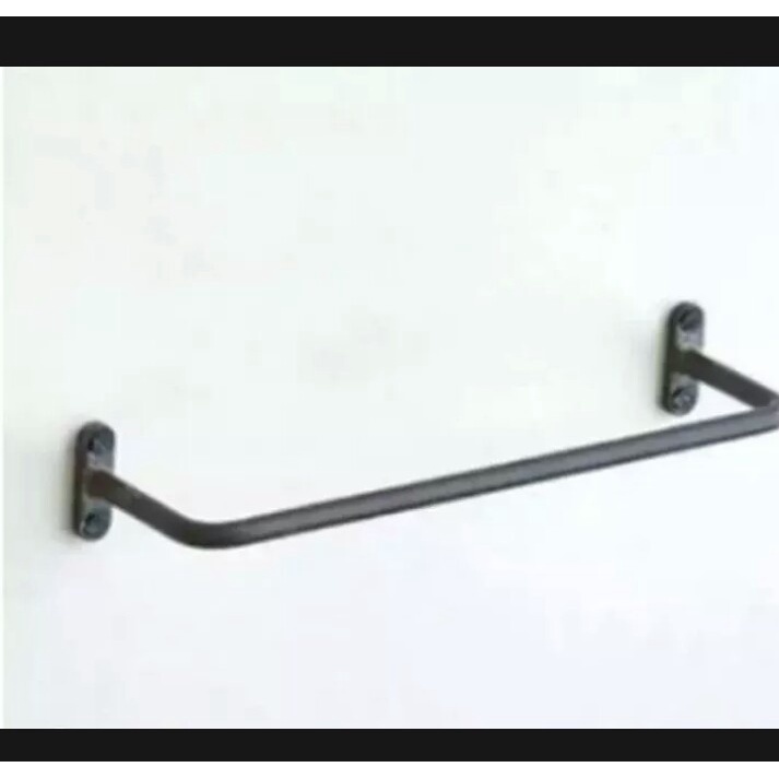 Jual Rak Gantungan Dinding Untuk Castok Baju Handuk Besi Minimalis ...